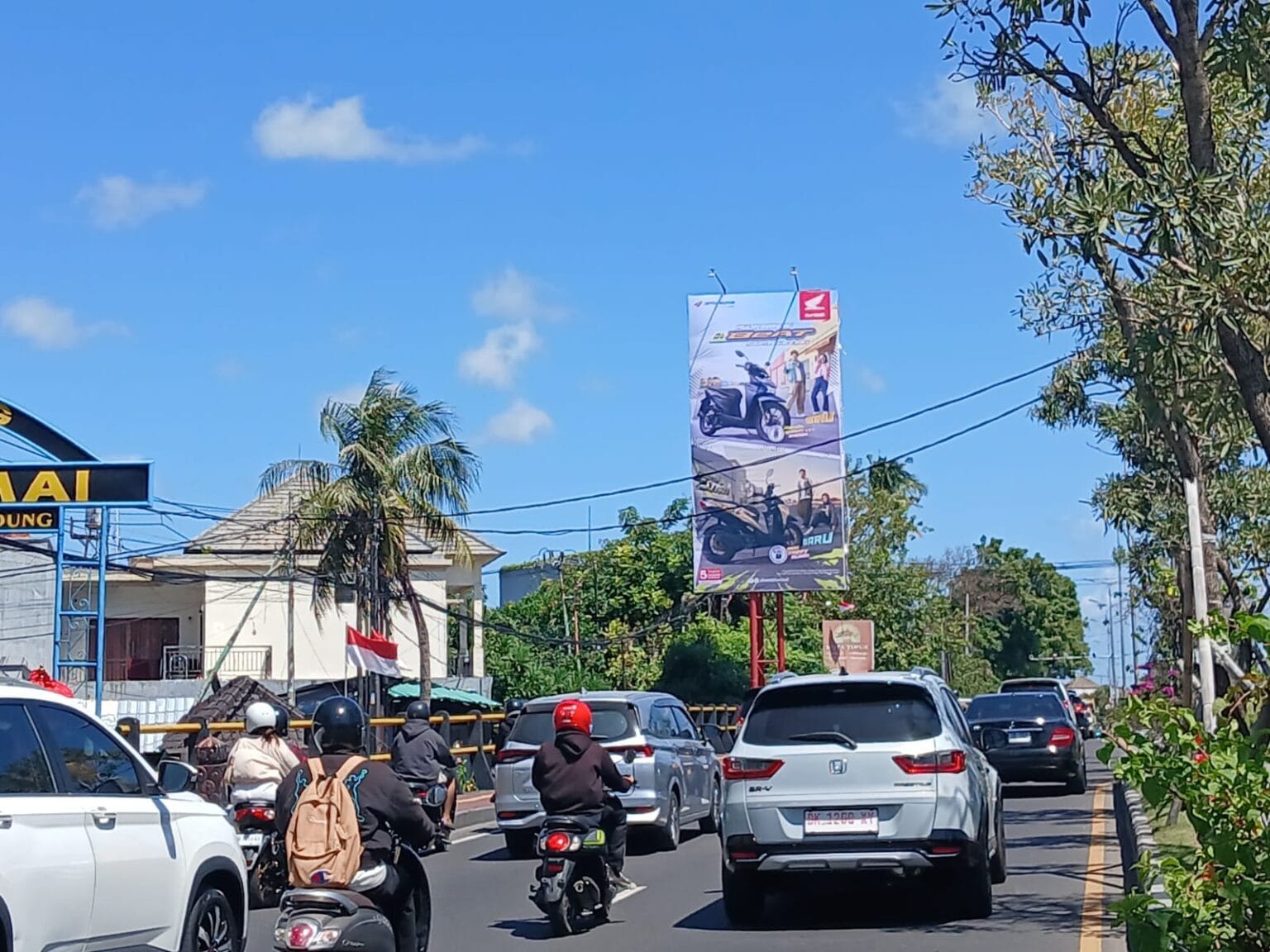 High-Visibility Billboard on Jl. Bypass Ngurah Rai, Bali - Petraco Media